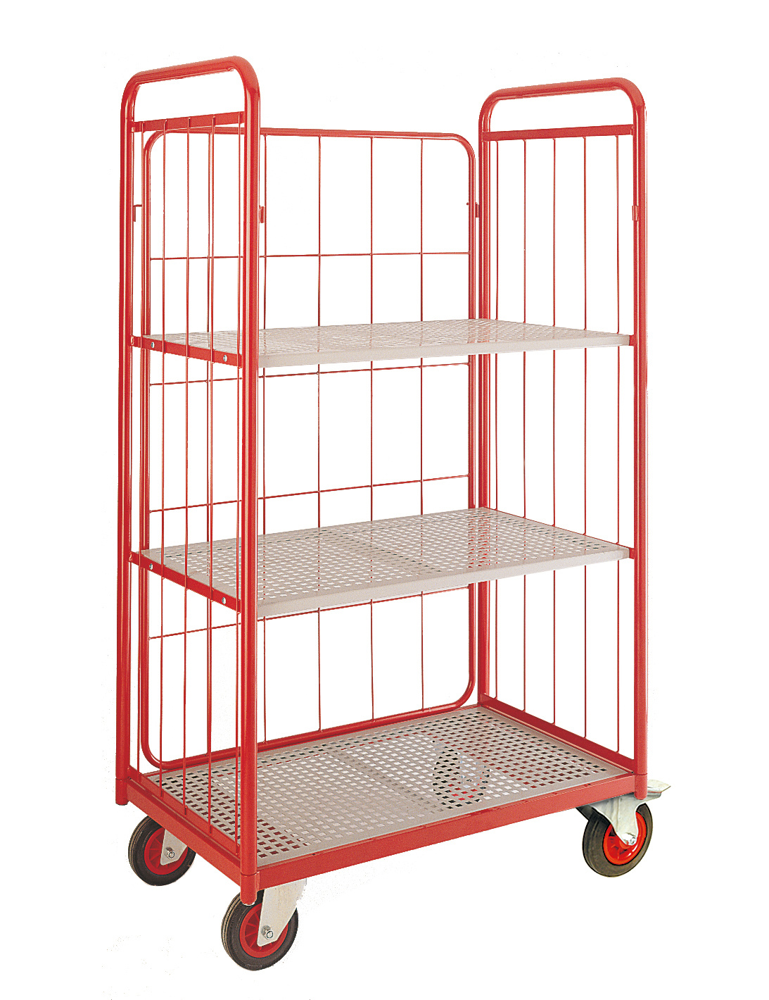 Narrow aisle picking trolley - 2 ends & 1 side | BITO